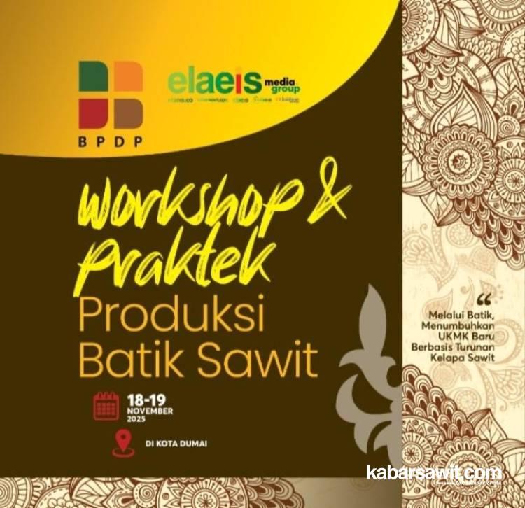 Didukung BPDP, EMG Gelar Workshop dan Praktek Produksi Batik Sawit di ...